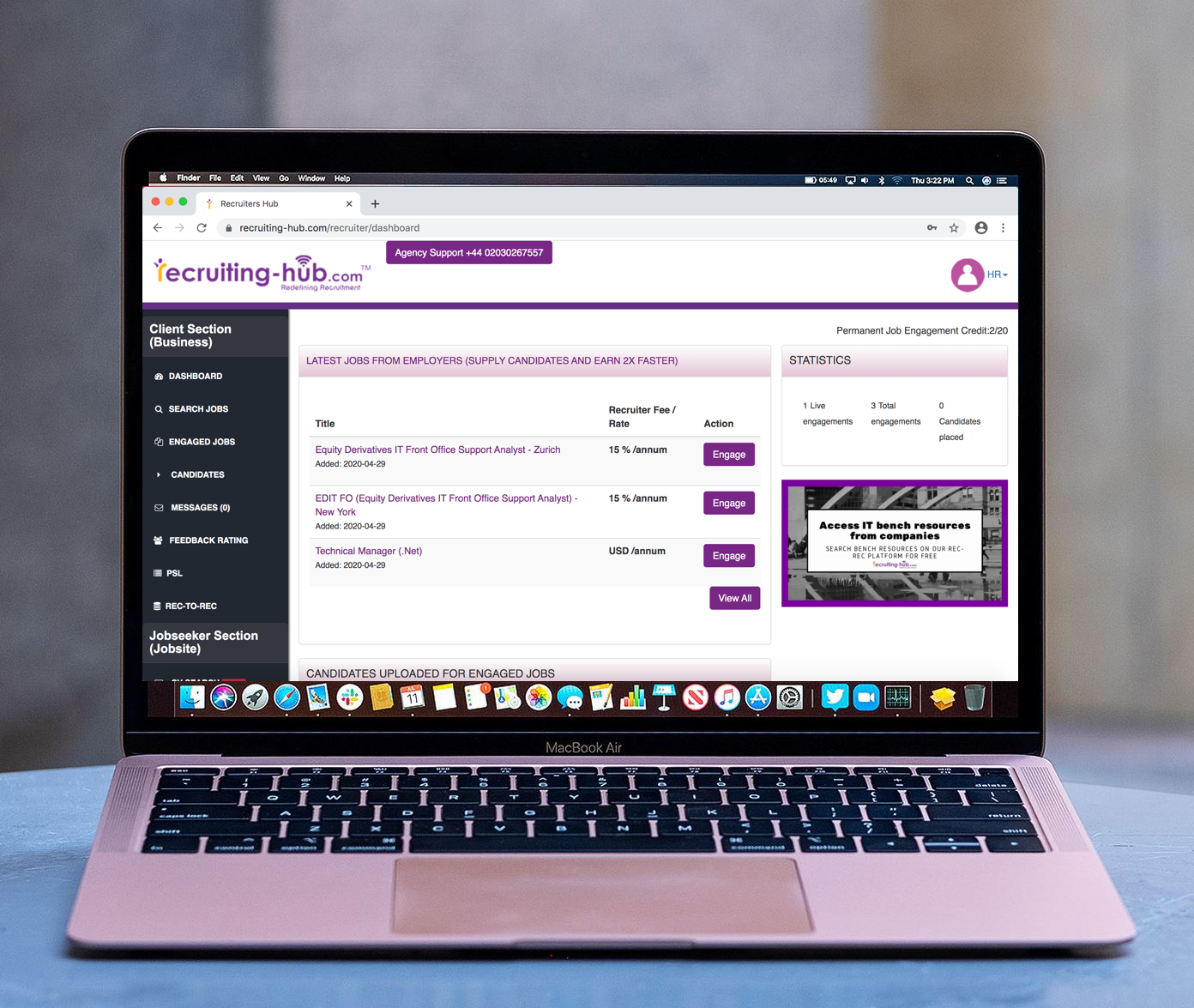 Recruiting Hub : Online Recruitment Marketplace